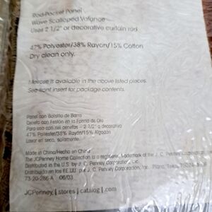 jcpenney | Accents | 2 Luxury Jc Penney Home Collection Mel Rose Panel ...
